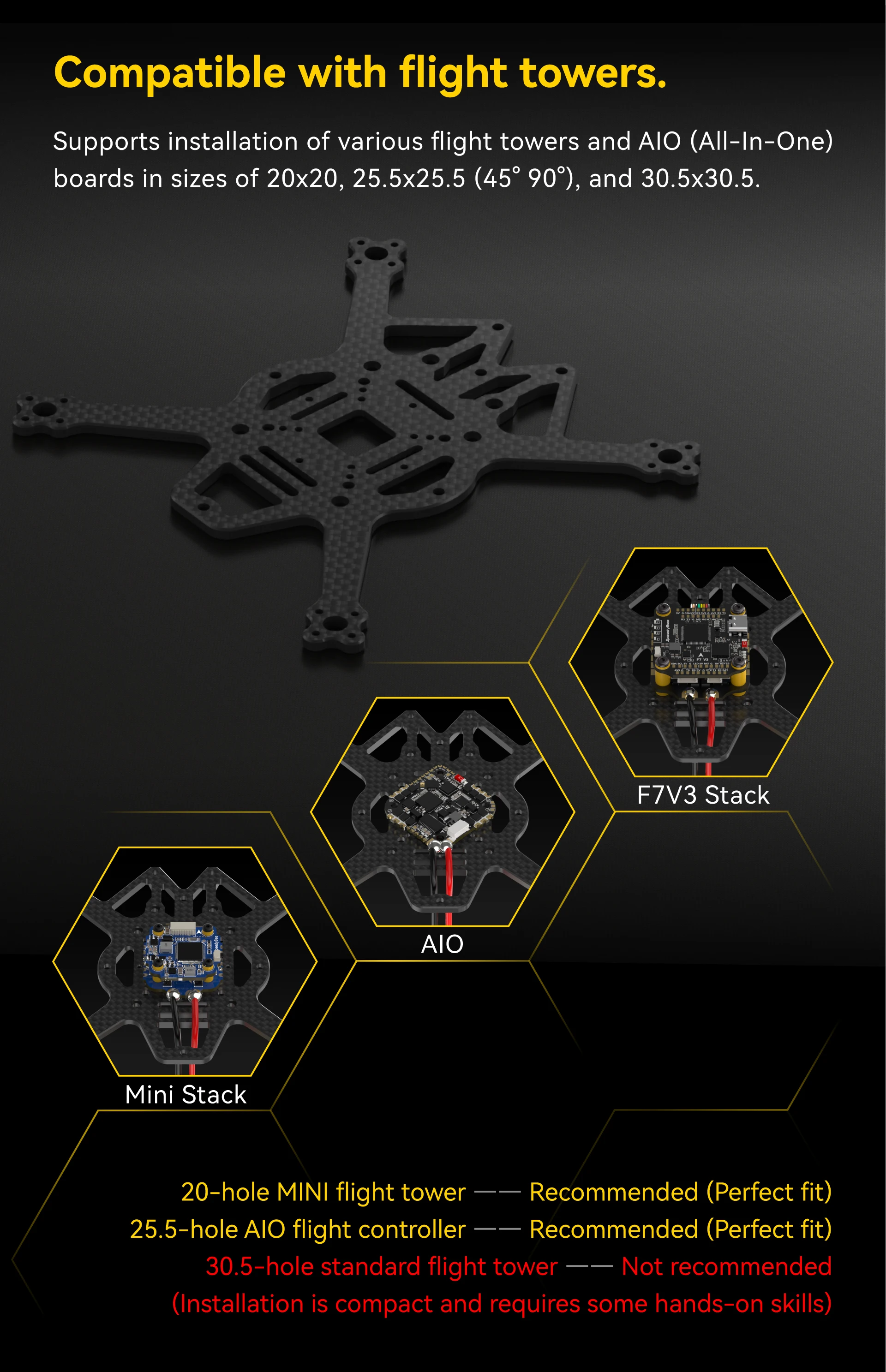 SpeedyBee Bee35 / Bee35 Pro 3.5 Inch Frame Kit Duct Whoop RC FPV Racing Drone Parts Suitable for ...