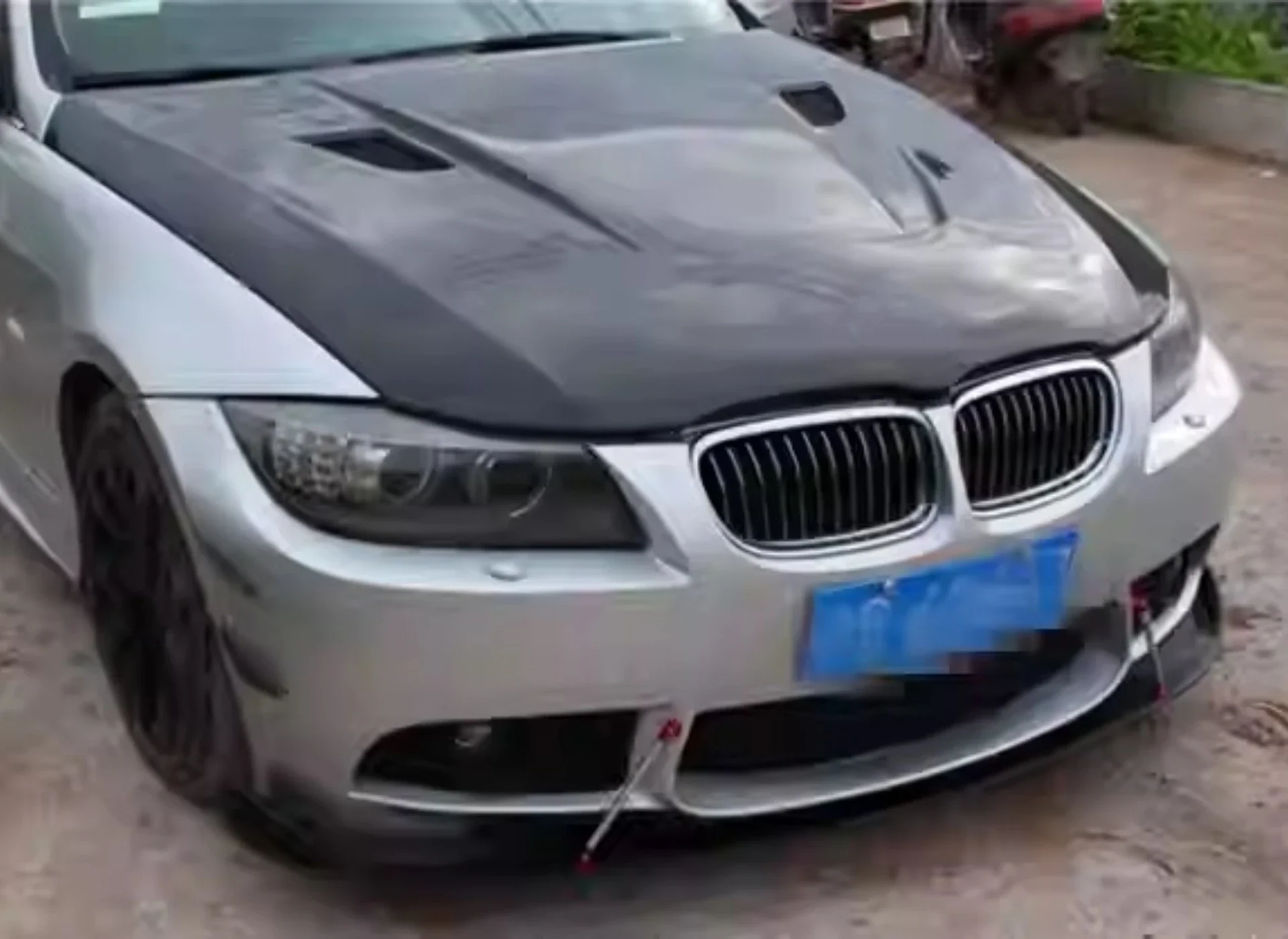 Carbon Fiber Engine Cover For Bmw 3 Series E90 Convert 320li 318i 325i M3 Hood Light Weigh ...