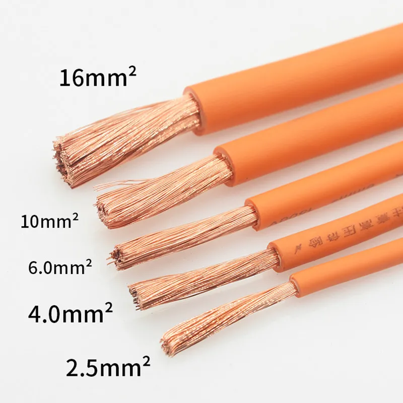 XLPE Sheathed EVR New Energy Vehicle High Voltage Copper Core Power Cable 13 11 9 7 5 3 2 0 AWG ...