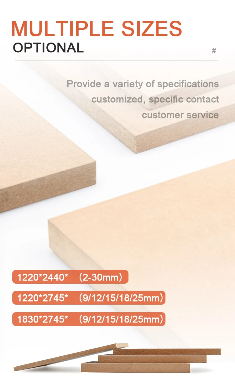 4x8 Mdf Boards 9mm/12mm/18mm Mdf Sheet 1/2' Raw Laminated Boards Medium Density Board - Buy 4x8 ...