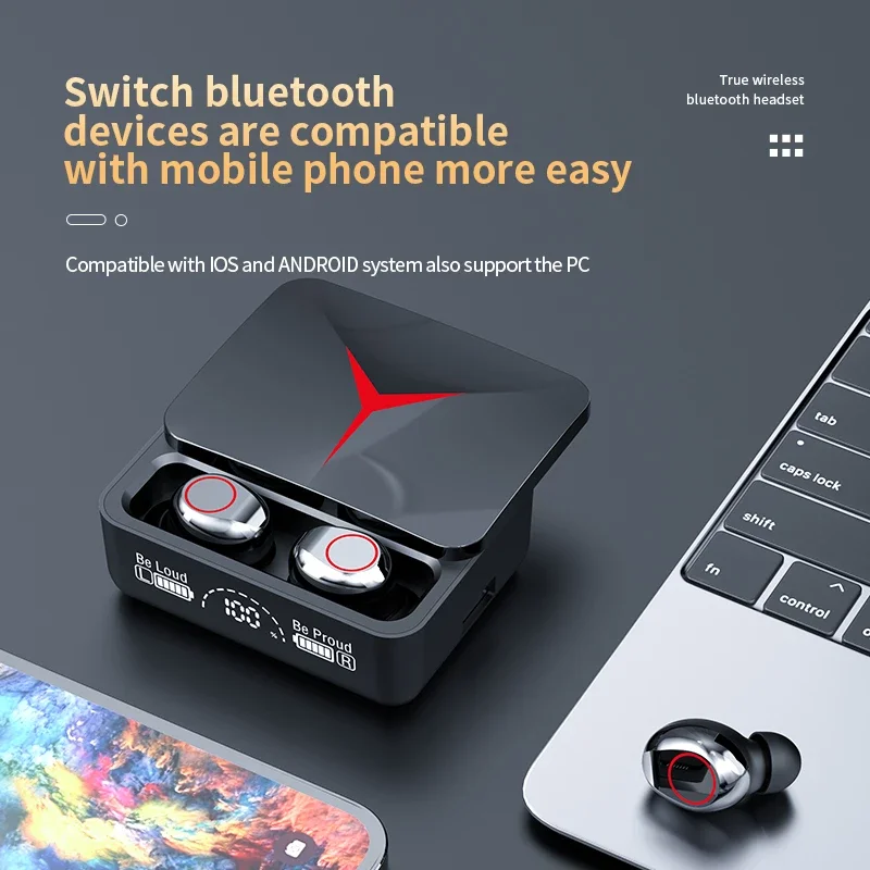 M90 Pro Tws M90pro Gaming Earphones Headphones Wireless Earbuds Bt 5.2 ...