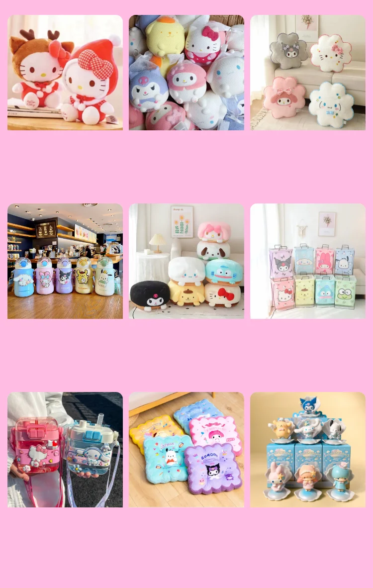 Ambr 2024 Hot Kuromined Kuromi My Melody Plush Slippers Non-slip Warm Indoor Slippers Stuffed ...