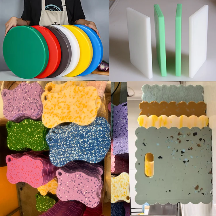 uhmwpe custom recycled hdpe virgin pe board flexible plastic cutting ...