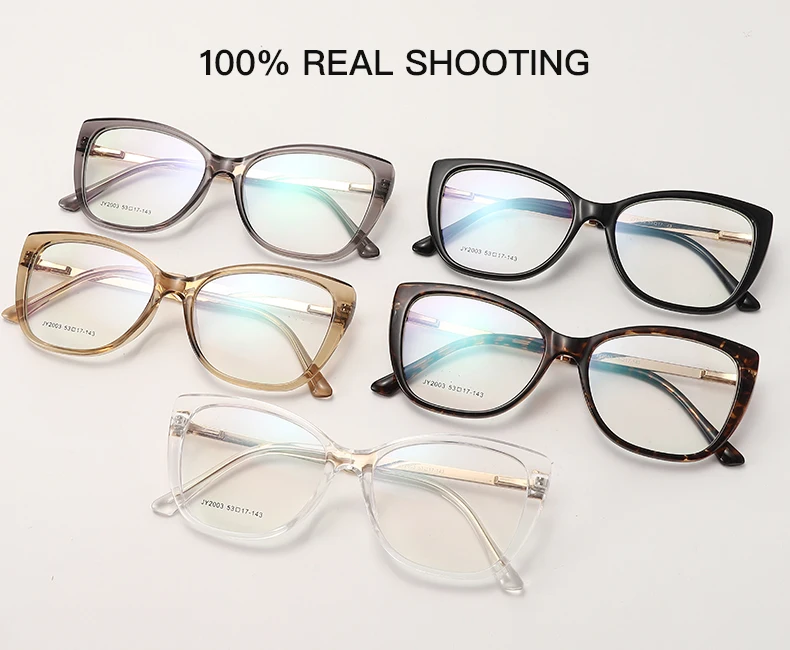 Eyeglasses 2022 Optical Frame Oversize Cat Eye Unisex Tr90 Material Lightweight Spectacle Clear ...