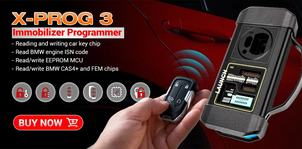 LAUNCH X431 X-PROG 3 Key Programming Car Key Programmer Tool Immobilizer Programmer XPROG3 for ...