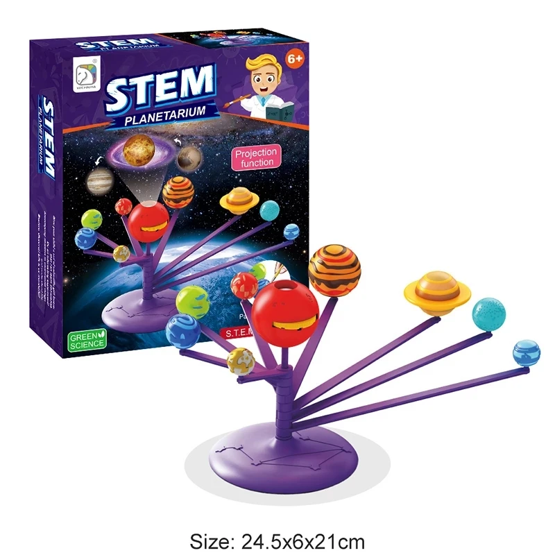 Solar System Nine Planets Model Science Kit Kids Diy Assembly ...