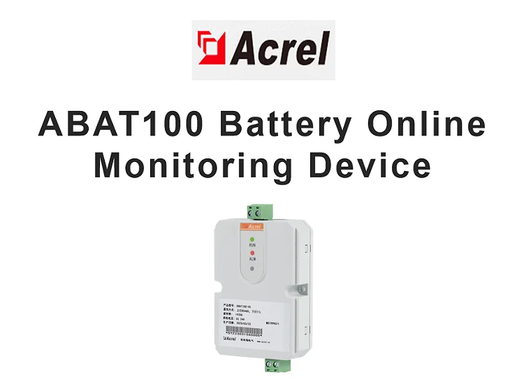 Acrel Abat100-hs Battery Collector Module Dc24v Input Maximum Manage 120 Batteries In A Group ...