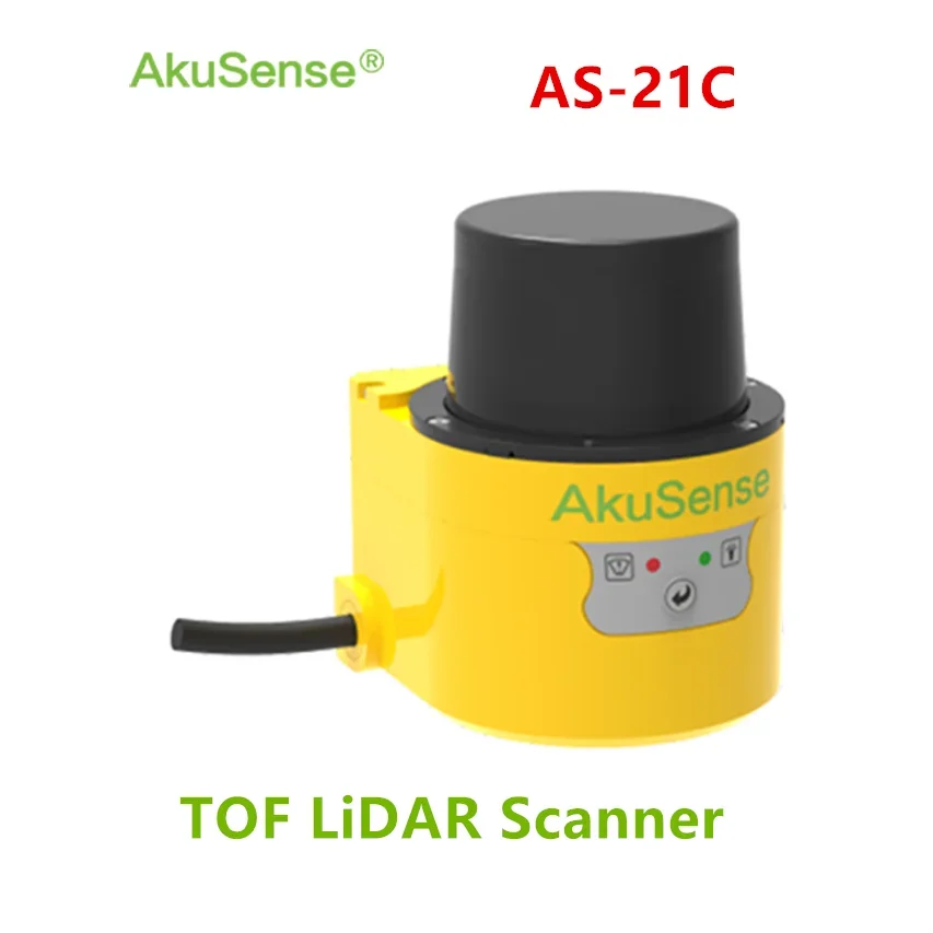 Akusense 20m Lidar Scanner 300 Scanning Degree Laser Rangefinder 0.5/ 0.25 Resolution Laser ...