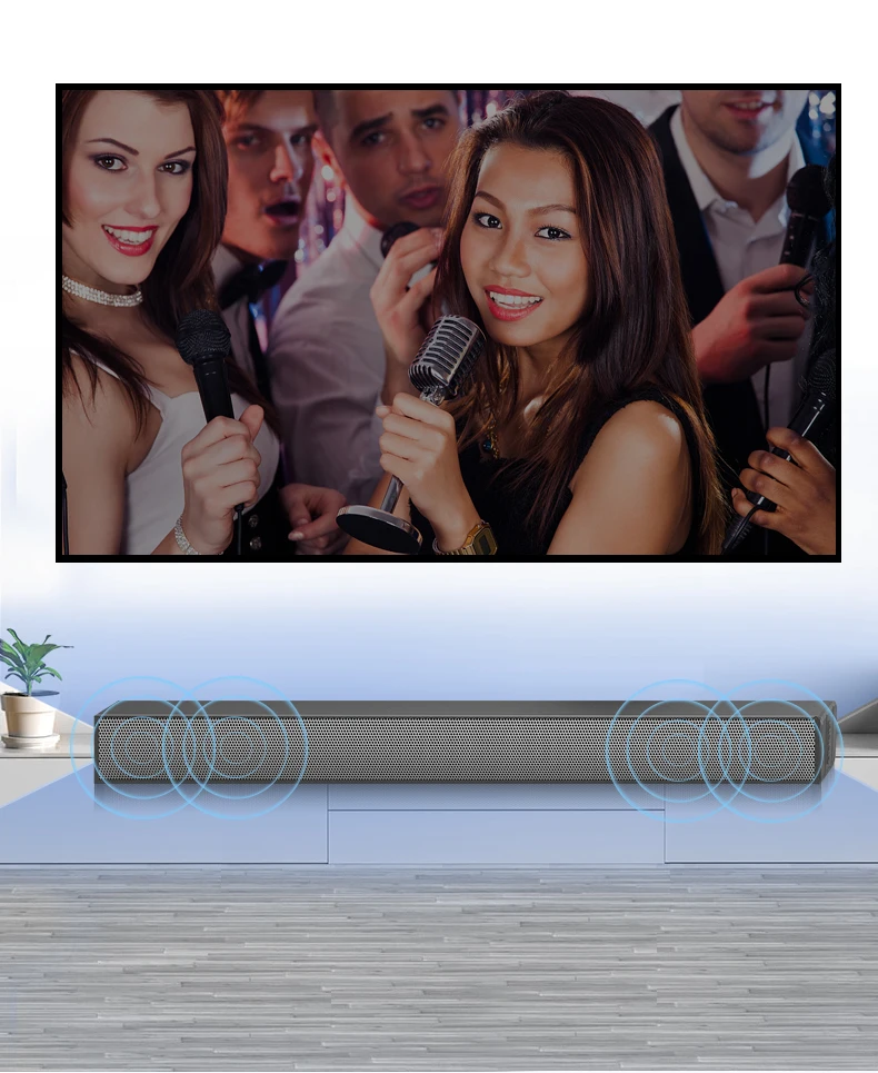 Kingstar Wireless Bluetooth TV Echo Wall Combination Speaker