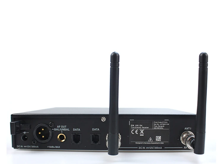 EW100 G4 Portable Wireless Lapel Microphone System with E835 Mic