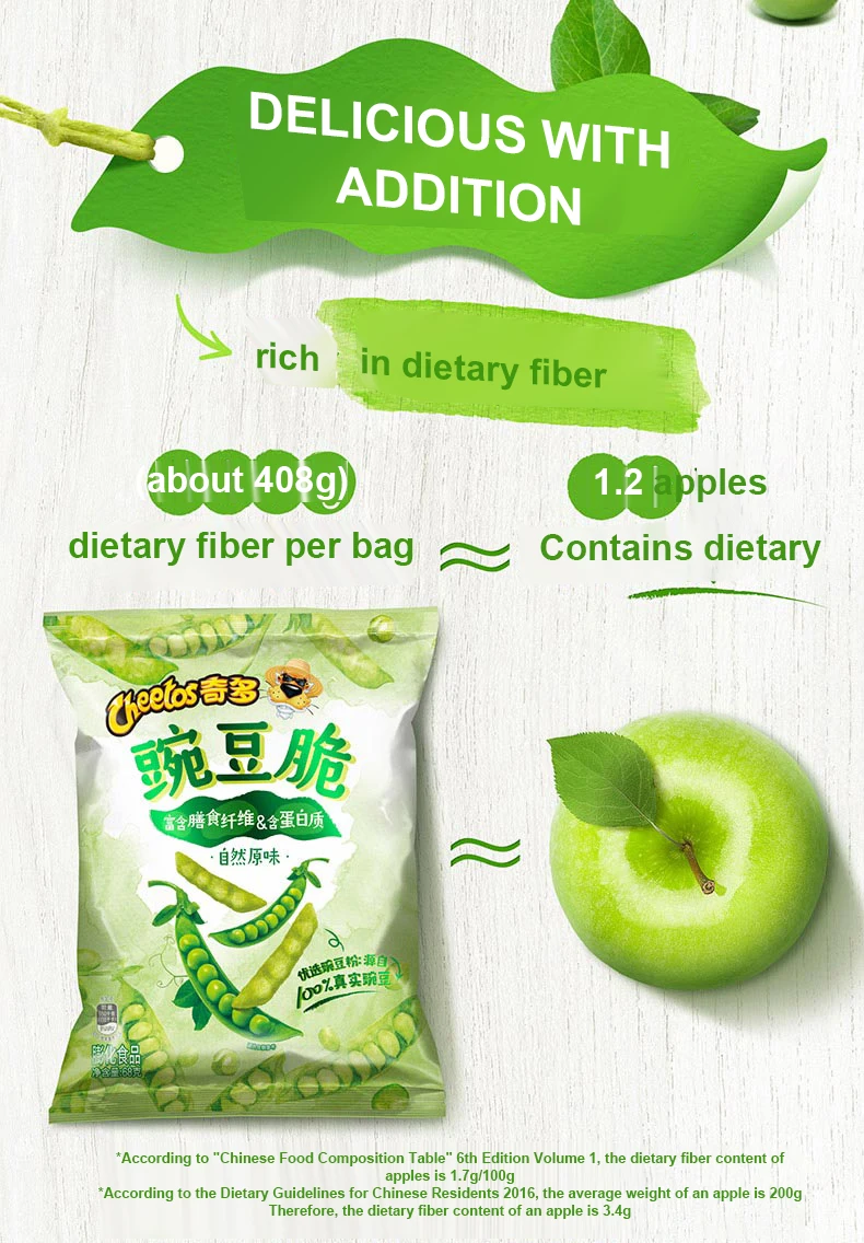 Cheetos Chips Exotic Snack Vegetable Puffed Snacks Pea Crispy Lime Flavor Cheetos 68g - Buy ...