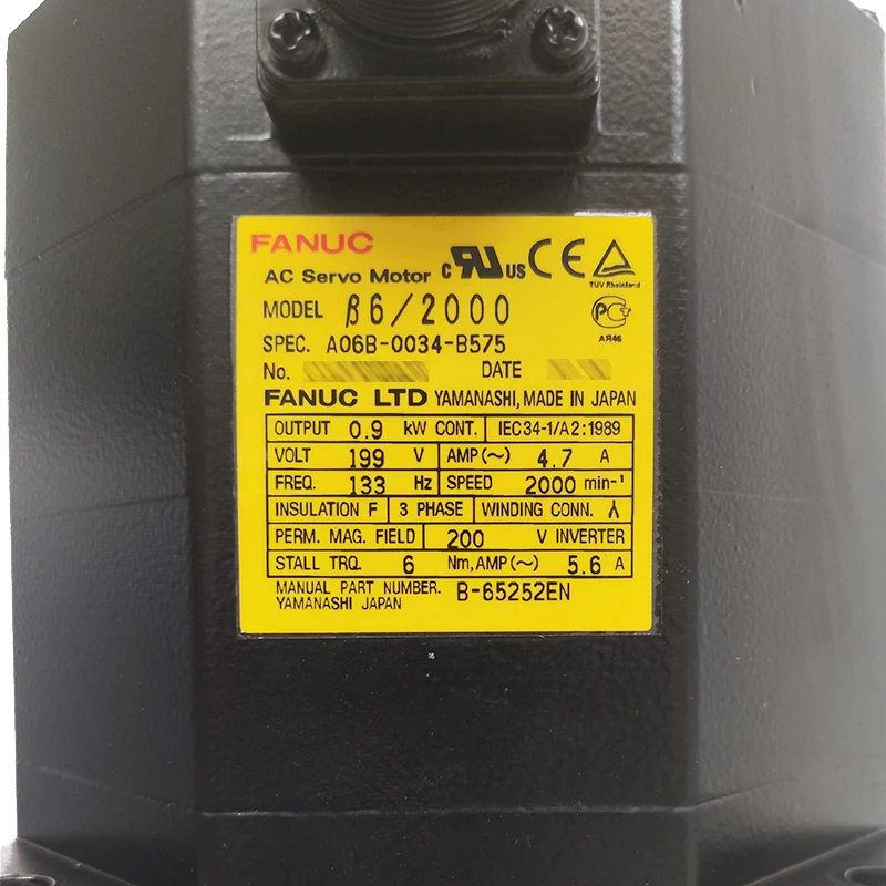 A06b-0034-b575 Fanuc Ac Servo Motor For Cnc Machines - Buy A06b-0034-b575 Fanuc Control Motor ...