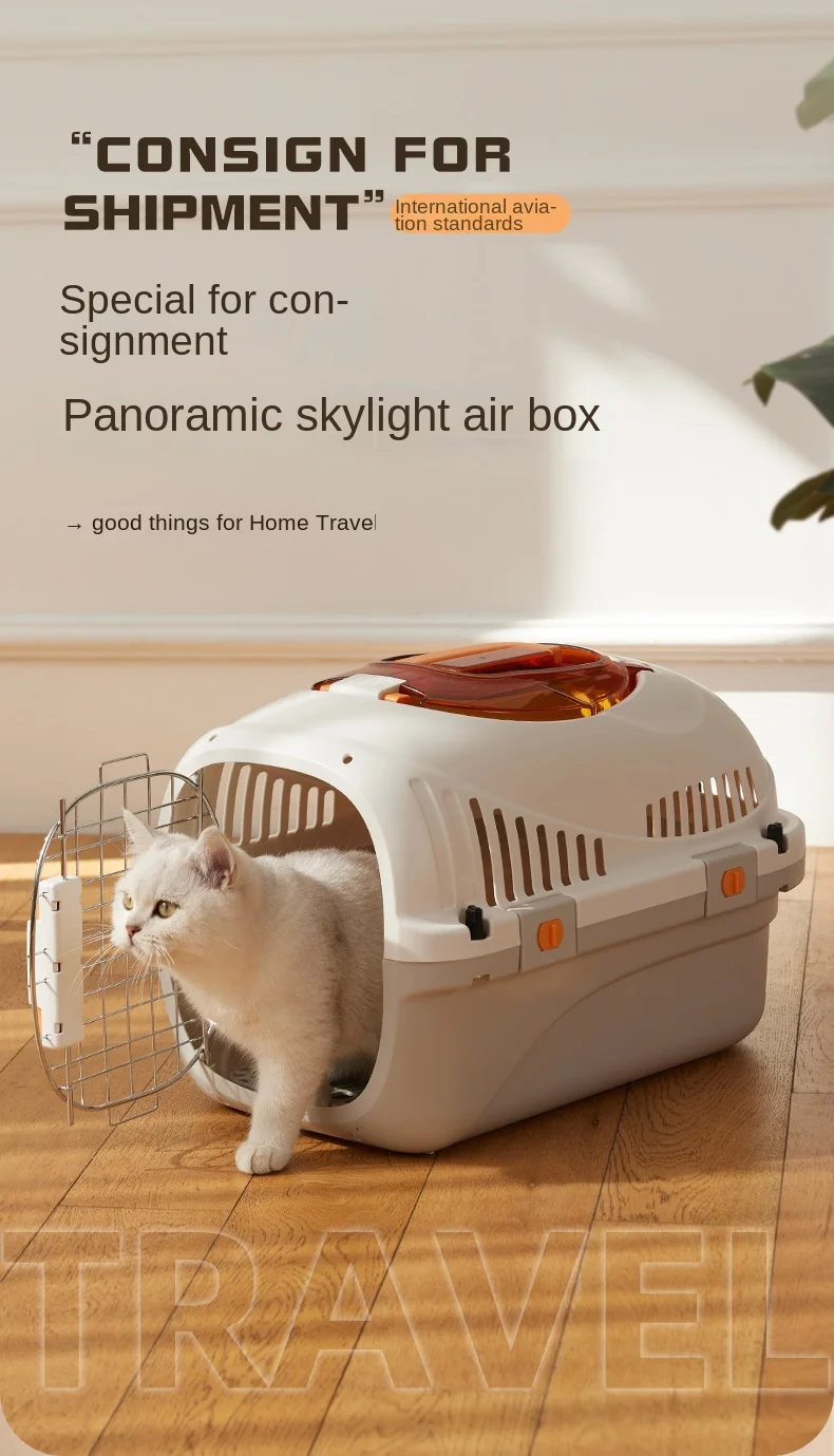Cat Air Box Out Portable Portable Cat Cage Detachable Cleaning Cat And Dog Consignment Transport ...