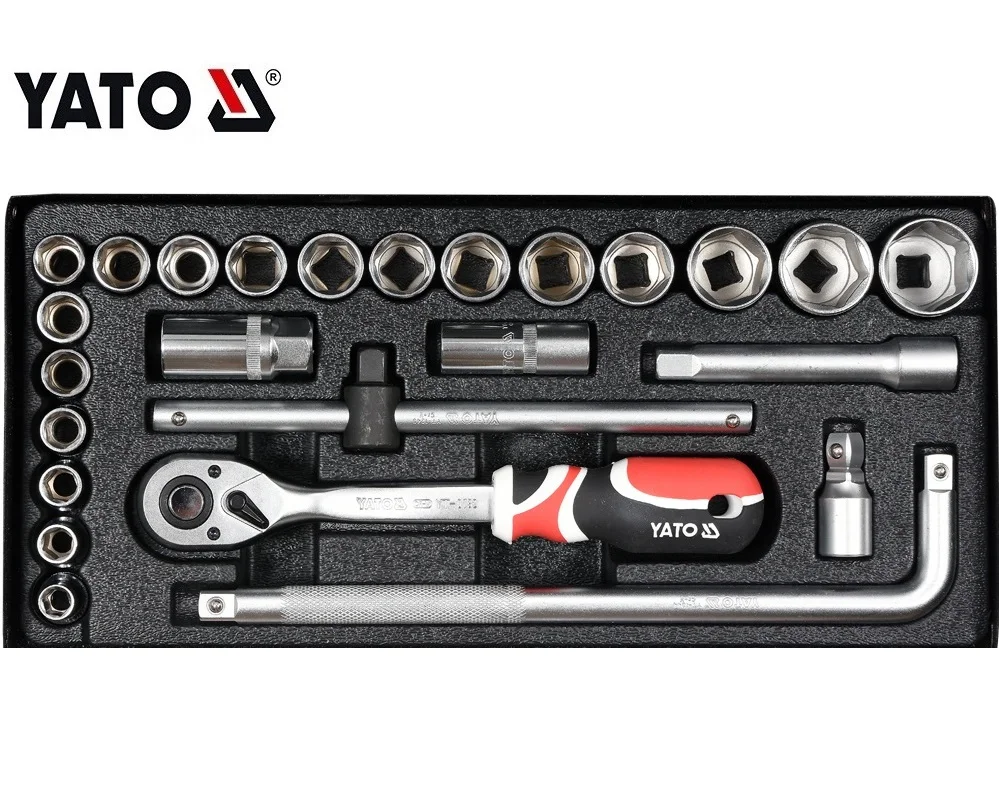 Yato Yt-12671 Socket Set Tool Set 25pcs 1/2" Sockets,Accessories & Sets - Buy Socket Set wrench ...