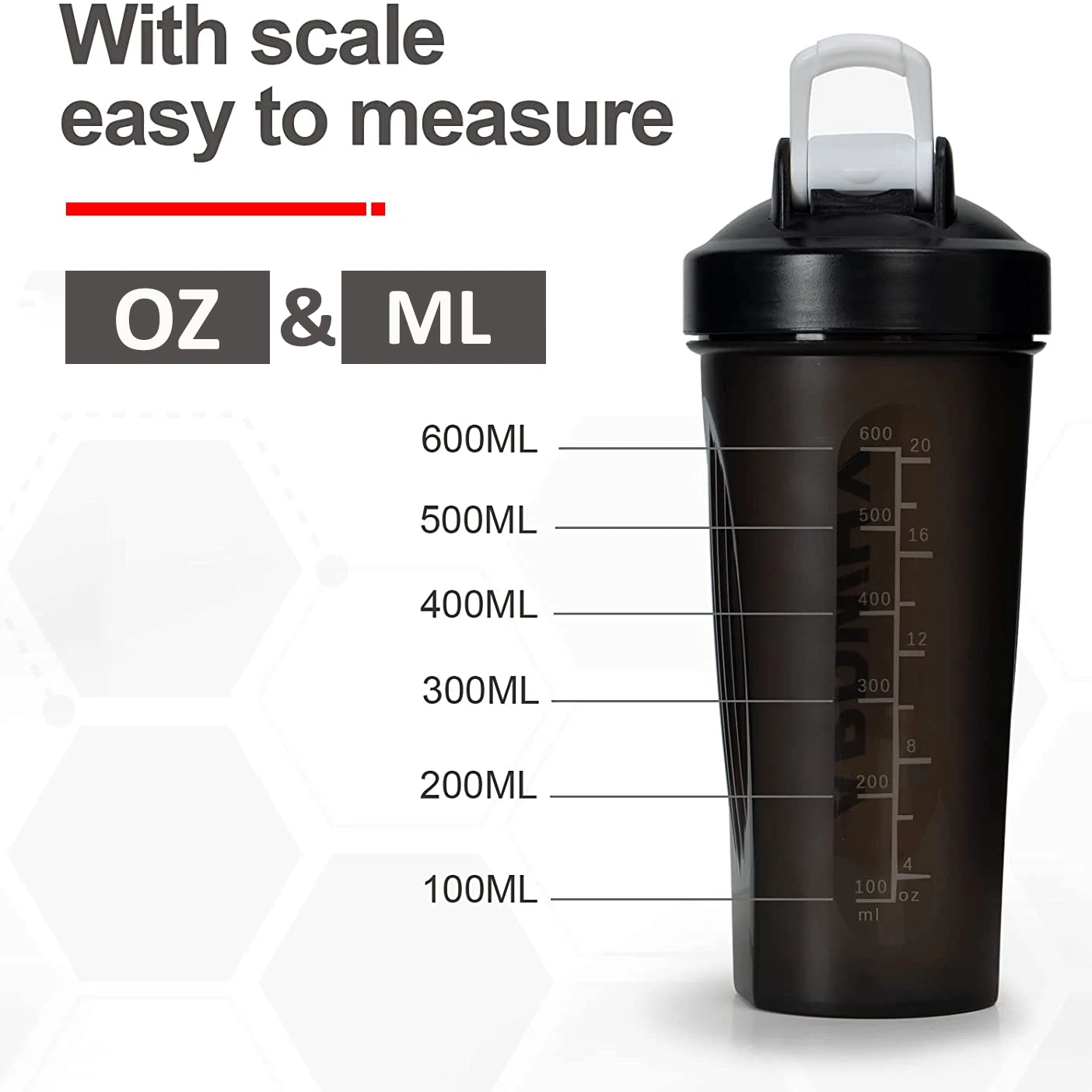 FREE SAMPLE Custom Logo 400ml 600ml Workout Blender Shaker Bottle Gym Protein Shaker Bottles ...
