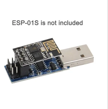 CH340C ESP8266 ESP-01 ESP-01S WIFI Module Downloader Debugger for Firmware Burning and Wireless ...