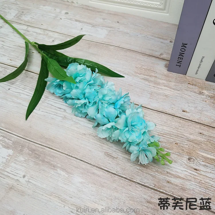 2024 90cm Silk Delphinium Artificial Hyacinth Flower Indoor Decorative Violet Flower - Buy ...