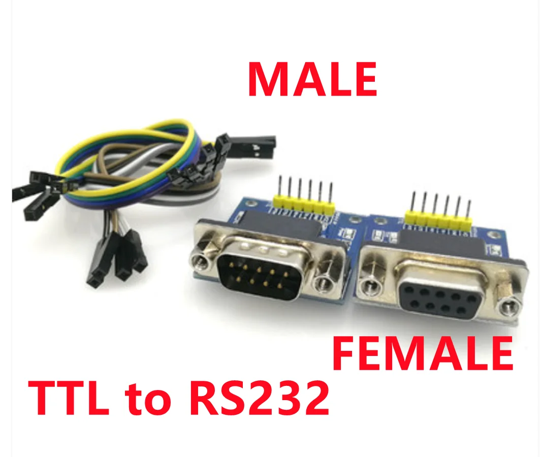 Ttl To Rs232 Female Male Level Module Serial Port Module Level Mutual Conversion Rs232 To Ttl ...