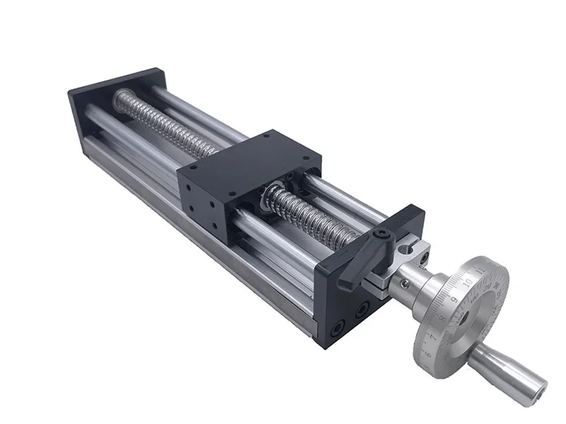 Workbench Linear Guide Manual Sliding Table 50-500MM Stroke
