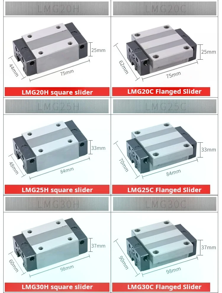 Csk Linear Guide Slider Linear Motion Slider Cnc Machine Tool Woodworking Engraving Parts - Buy ...