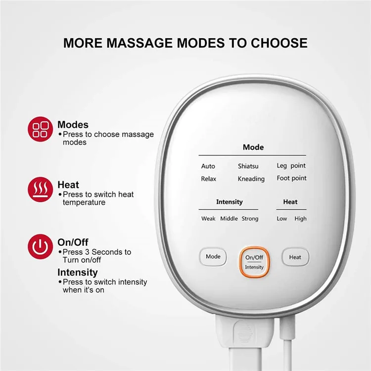 New Leg Massager Air Compression Leg Foot Massager Machine With Heat