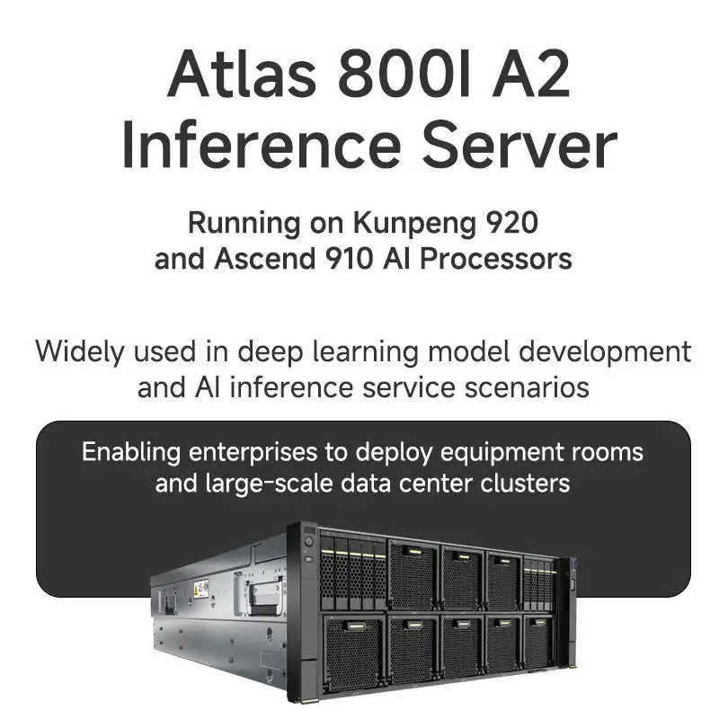 Ascend Atlas 800I A2 48 Cores Inference Server Kunpeng 920 and Ascend 910B 910C AI Processors ...
