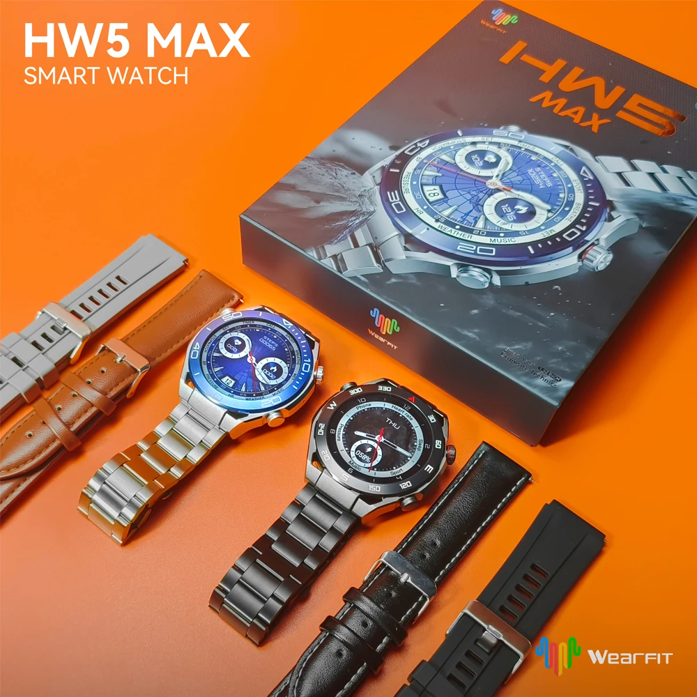 2024 Newest Hw5 Max Ecg Watch Non-invasive Blood Glucose Monitoring ...