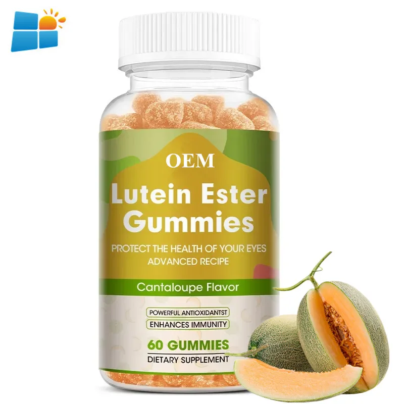 Oem/odm/obm Nutrients Lutein Eye Care Gummies Retinal Protection Relieve Visual Fatigue Lutein ...