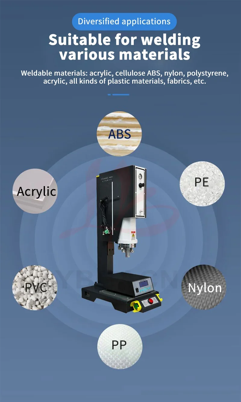 Automatic Ultrasonic Plastic Spot Welder Machine 15K 2600W New ...