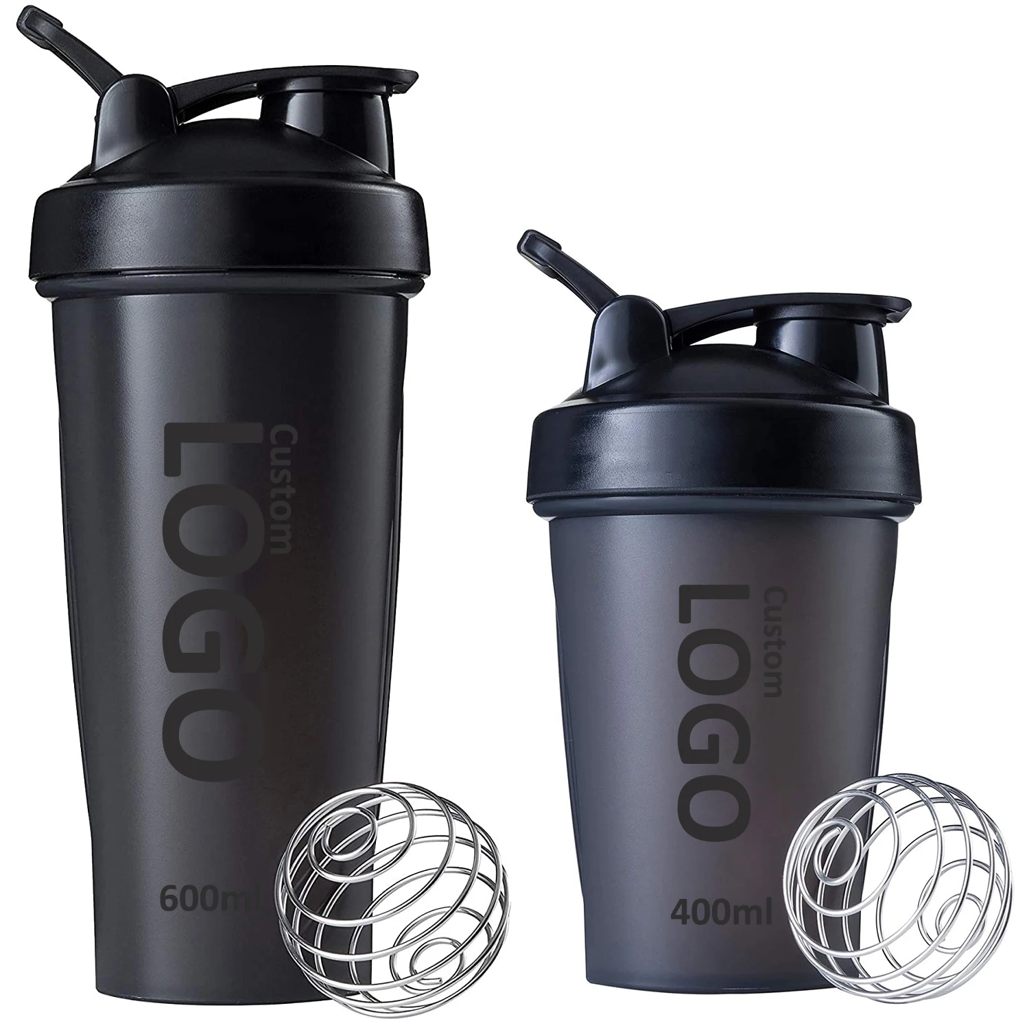 Free Sample Custom Logo 400ml 600ml Workout Blender Shaker Bottle Gym Protein Shaker Bottles ...