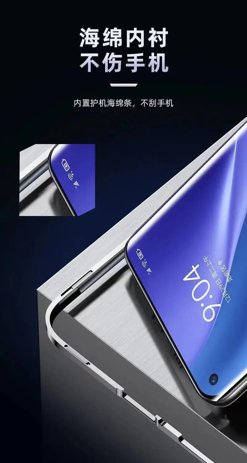 Double Sided Glass Magnetic Cover For Oneplus 9 Pro 9r 9rt Lens