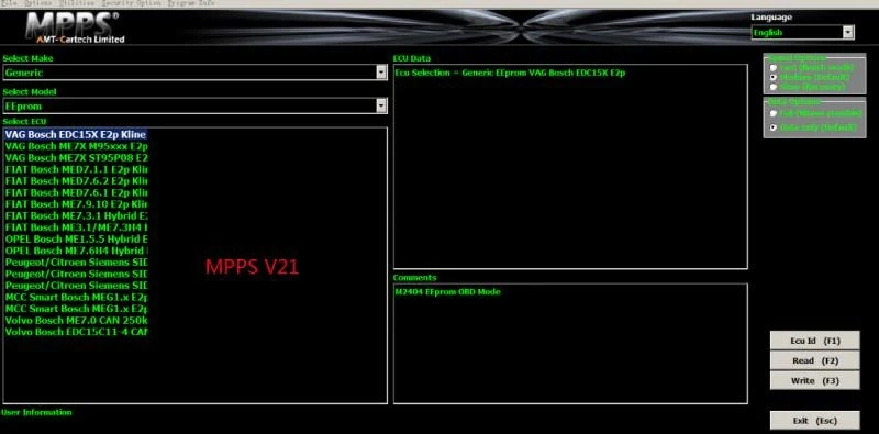 Mpps V21 Obd2 Car Ecu Chip Tuning Tool For Edc15 Edc16 Edc17 Inkl Checksum New Version Mpps 21 ...