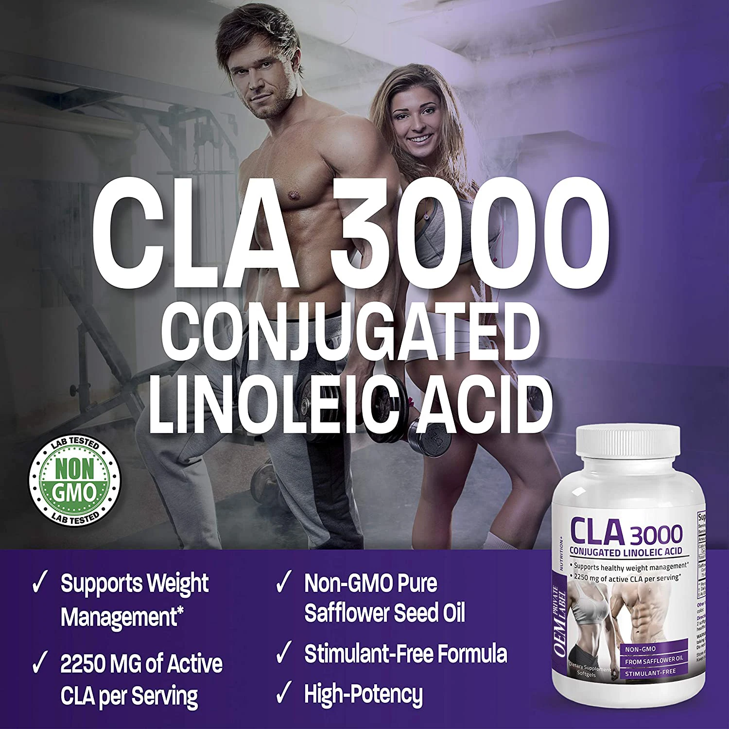 Cla Capsules 3000 Lean Muscle Mass Sport Supplement Cla Softgel Capsule Weight Gainer Weight ...