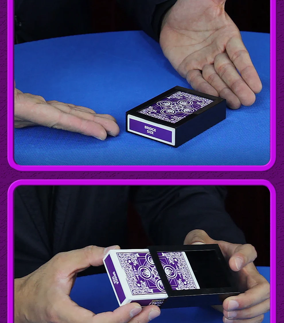Illusion Close Up Gimmick Props Vanishing Disappearing Card Disposable Deck Trick Stage Magic ...
