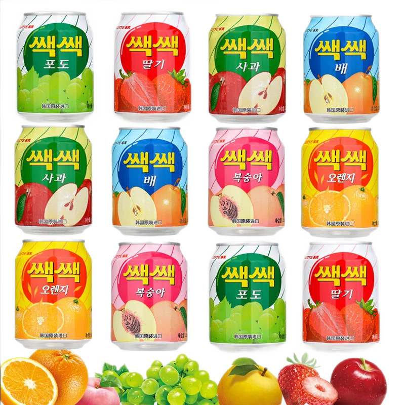 Korean Original Lotte Drink Grape Juice Mixed Flavor