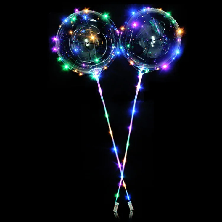 High Quality Factory Sale Bobo Balloons Led Bubble Ballons Transparent Led Balloon Bobo Balloons ...