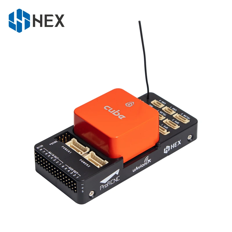 Px4 Hex Pixhawk Cube Orange+ Here 3 Gps Gnss M8p W/ Ads-b Carrier Board Support S. Bus Cppm Dsm ...