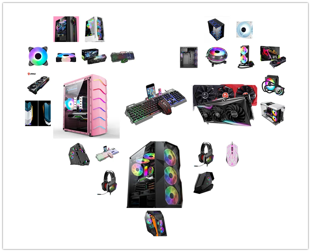 New Design Factory Gaming Computer Case Atx Pc Case Hd Usb3 0