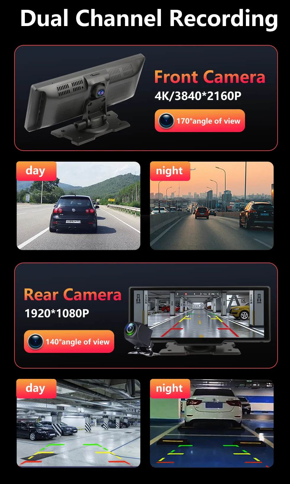 Bbzl 10.26" Guangdong Dashcam With Wireless Carplay 4k Wifi Gps Android Auto Car Dvd Player Fm ...