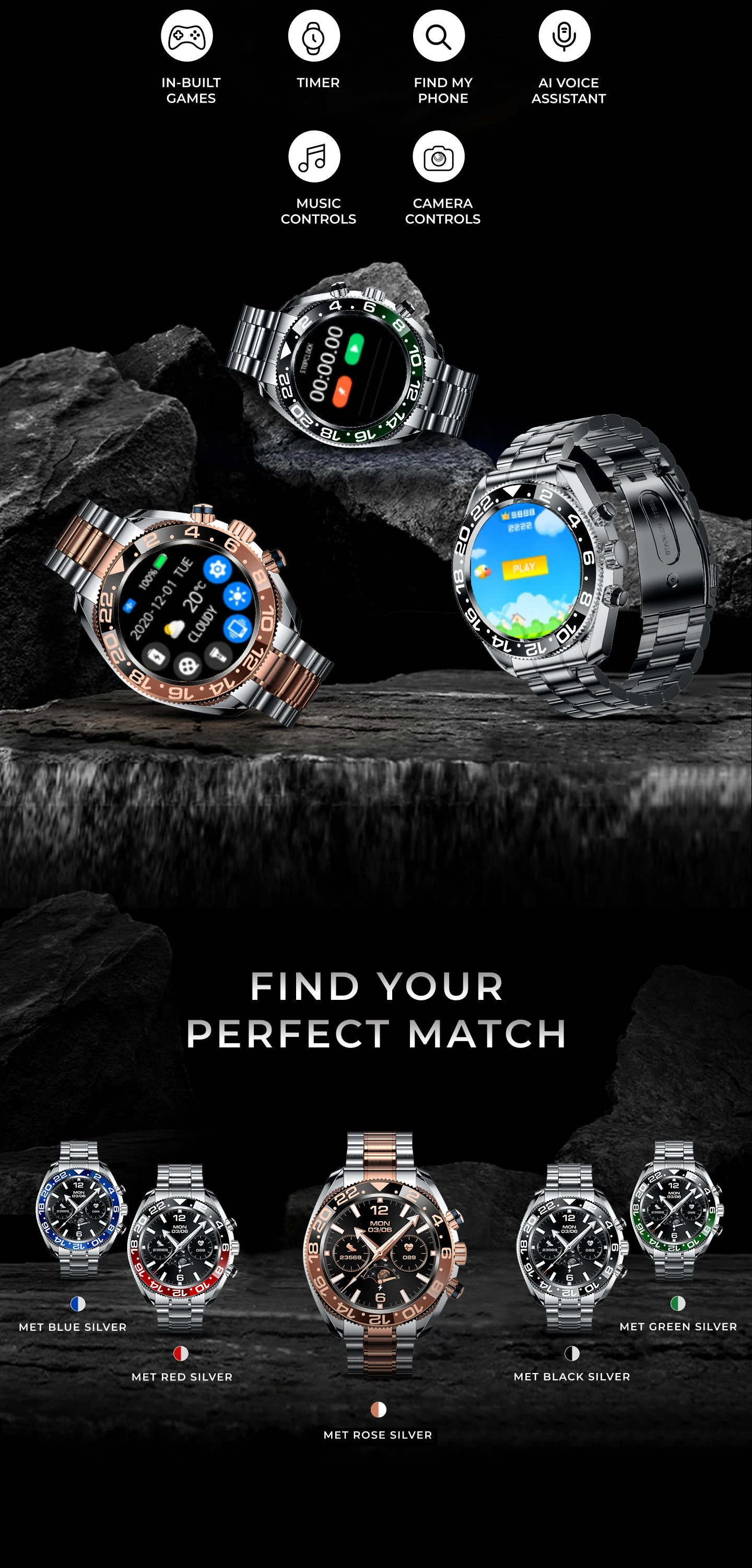 2024 New Style Classic Automatic Luxury Aw35 Round Smart Watch Fashion Leather Men Watch ...