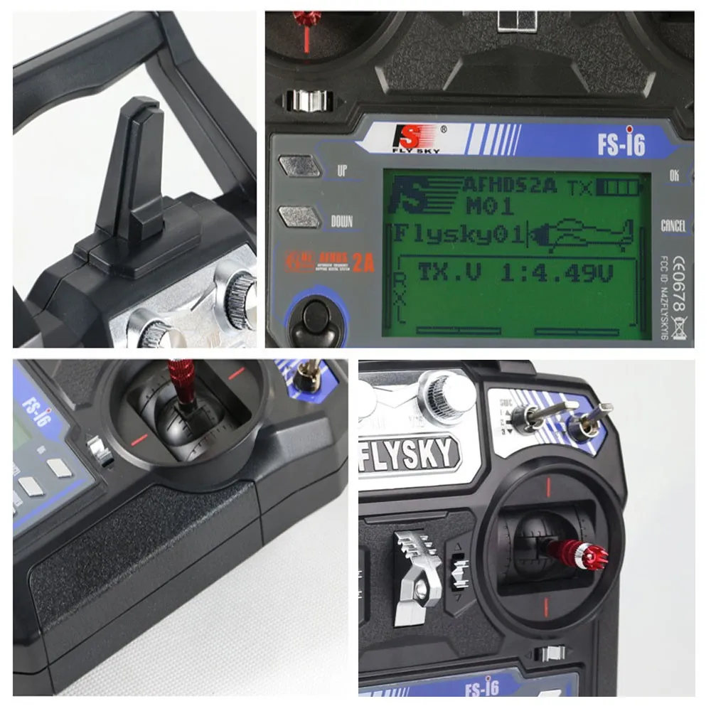 Original Flysky Fs-i6 Transmitter Afhds 2a 2.4ghz 6ch Radio System Remote Controller For Rc ...