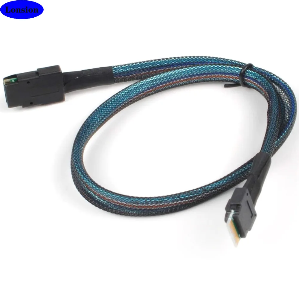 Mini Sas Sff-8087 To Slim Sas Sff-8654 4i High-speed Server Connection Cable - Buy Mini Sas ...