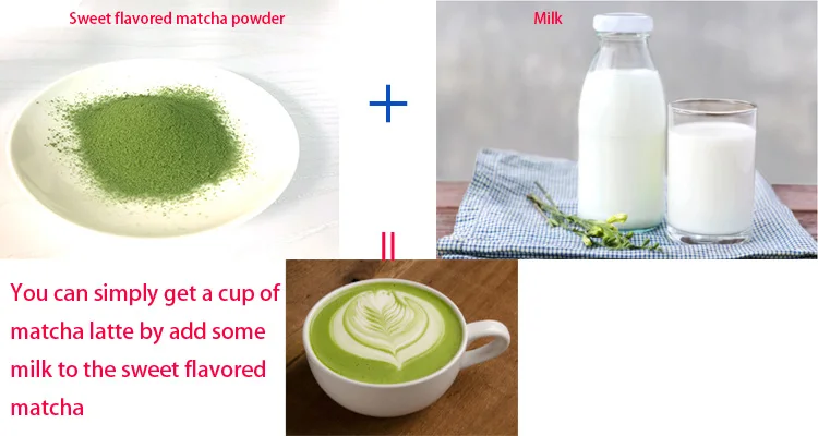 Sweet Matcha Latte Powder Organic Matcha Powder Sweetened - Buy Matcha Powder Sweetened,Matcha ...