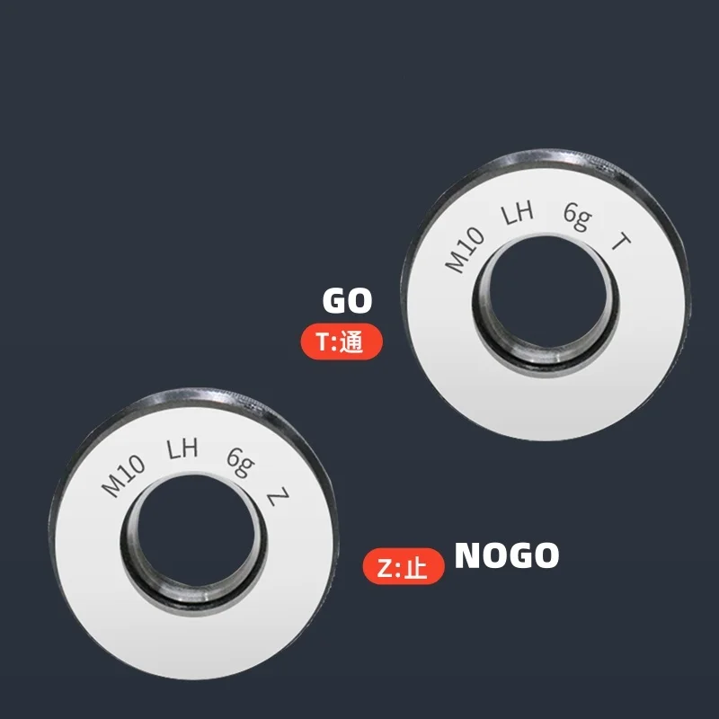 "6g M20 LH-M39 LH Standard Left Hand Metric Thread Ring Gauge Set for M16-M35 Accurate ...