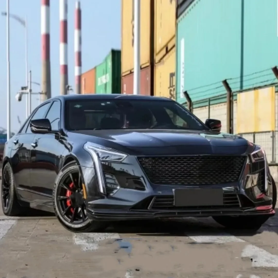 For Cadillac Ct6 Modified Body Kit Front Rear Lip Engine Hood Side Skirt Tail Wing Grill Mask ...