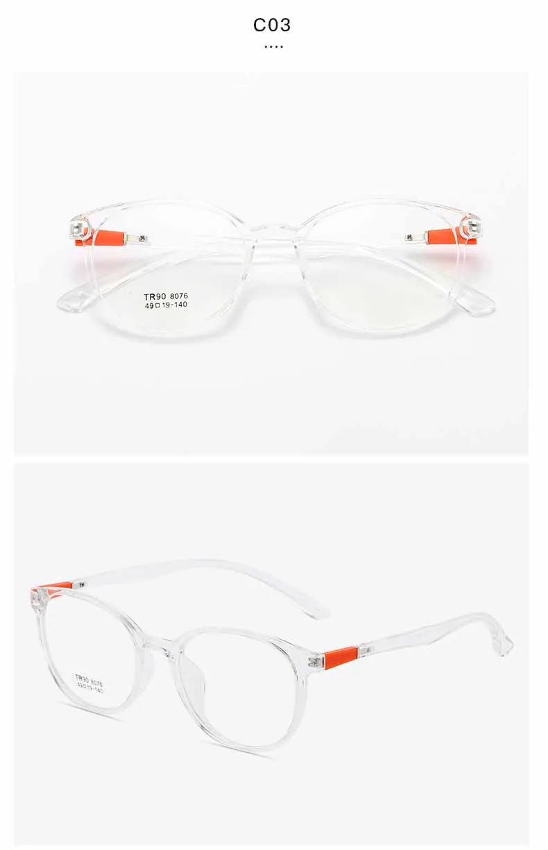 2024 Newest Tr90 Transparent Thin Light Celebrity Optical Frame River Wholesale Women Eyewear ...