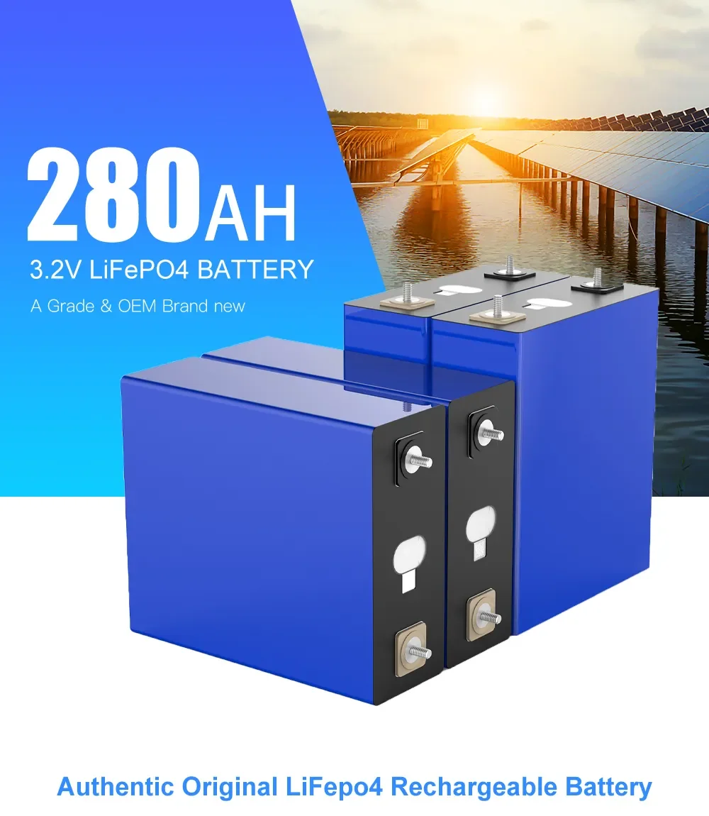 10000 Cycle Lifepo4 280 Prismatic Solar Lithium Ion Batteries Cell 3.2v 280ah Lifepo4 Battery ...