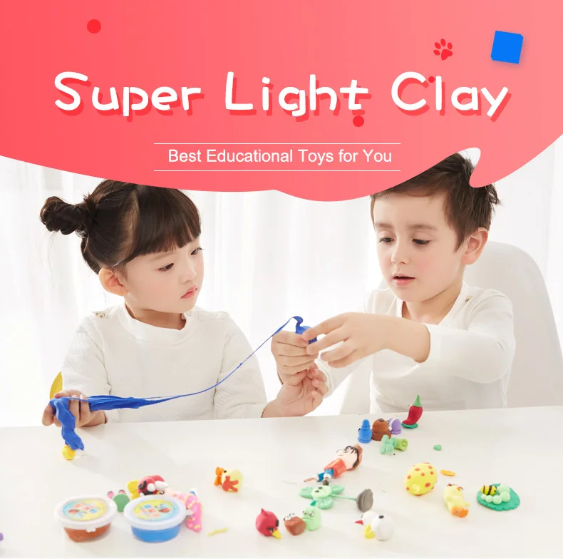 36 Colors Plasticine Modeling Clay Air Dry Diy Ultra Light Clay,Soft Magic Plasticine Craft Toy ...