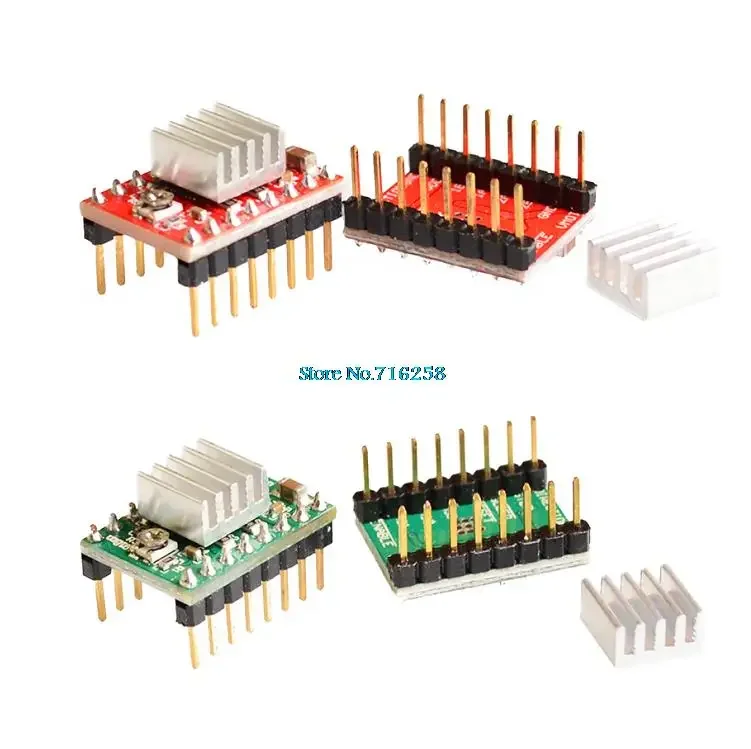 Custom Stepper Driver A4988 DRV8825 Stepper Motor Driver Module +Heat Sink| Alibaba.com