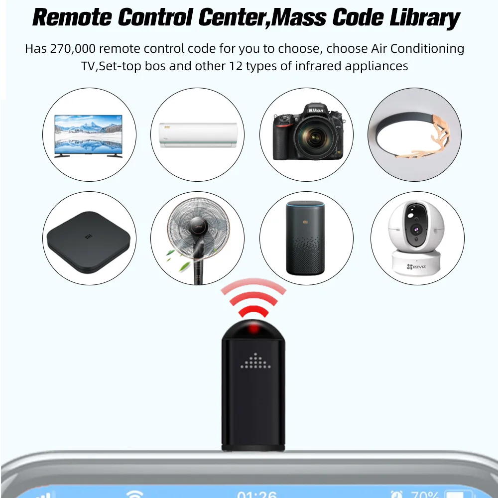 Mini Smartphone Ir Remote Controller Adapter For Android Smart Phone
